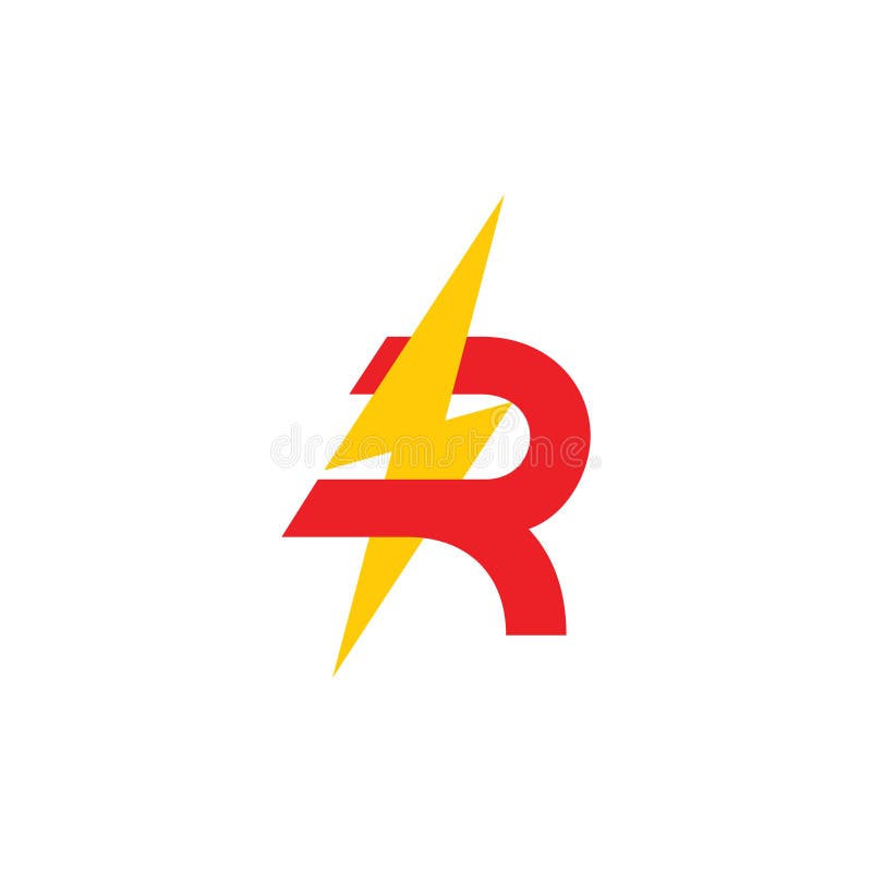 Thunder Letter R Logo Stock Illustrations – 114 Thunder Letter R Logo ...