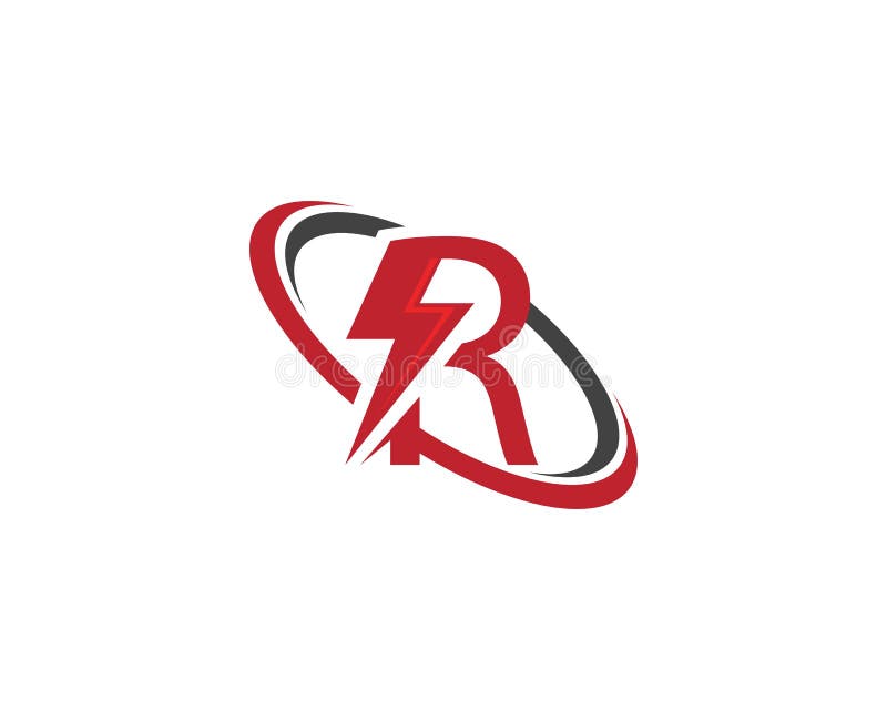 Lightning Letter R Logo