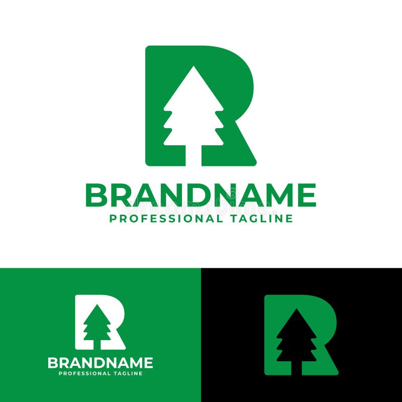 Letter R Tree Logo, for Any Environmental Brands with R Initial Stock ...