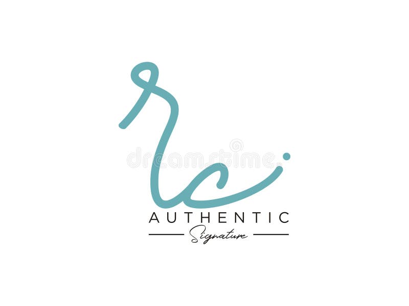 Rc Signature Stock Illustrations – 261 Rc Signature Stock Illustrations ...