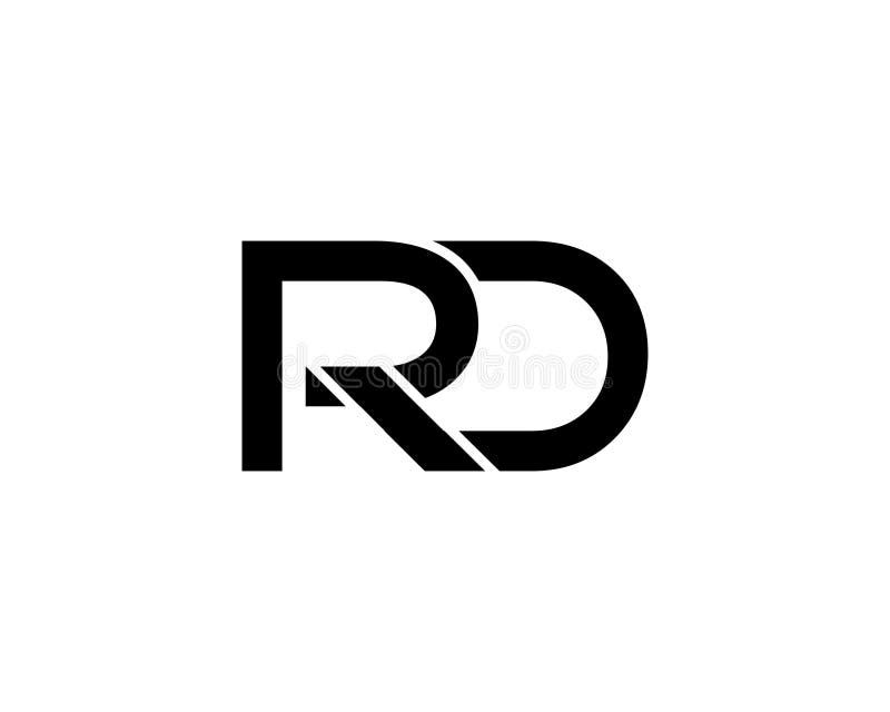 Letter RD Logo Design Icon stock vector. Illustration of vector - 272937297