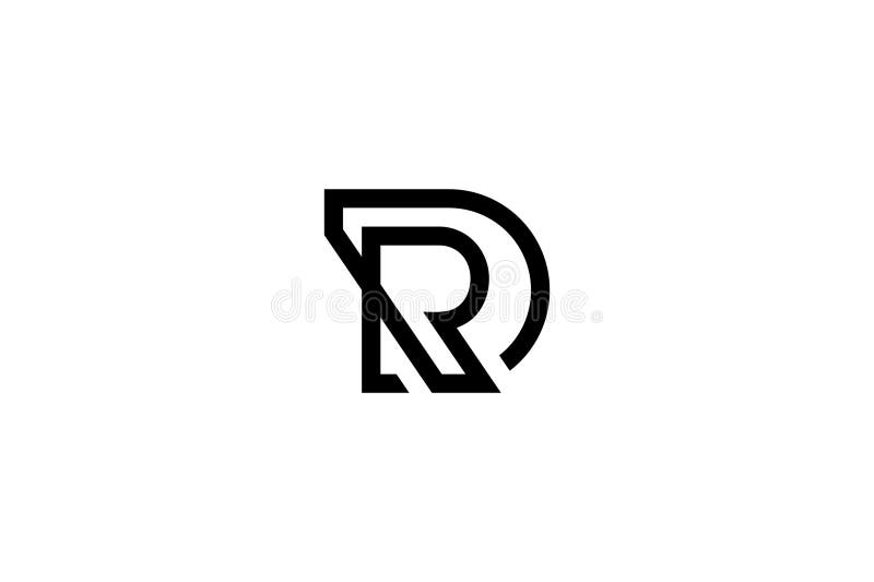 Letter RD Logo Design Vector Stock Vector - Illustration of identity ...