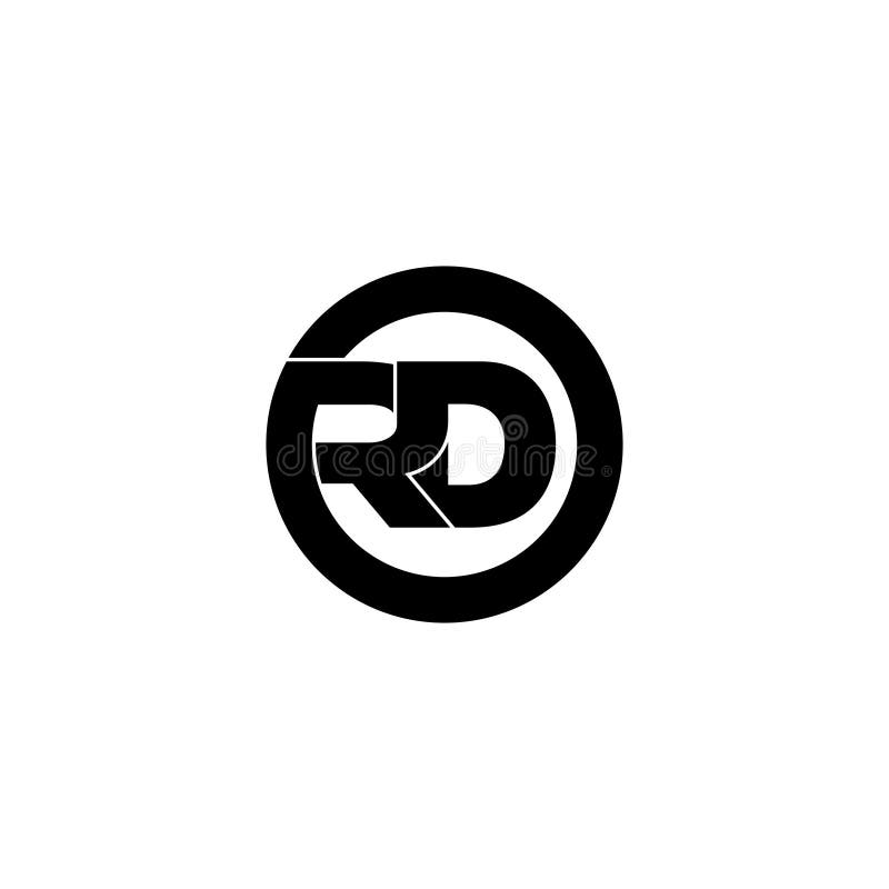 Letter RD Simple Monogram Logo Icon Design. Stock Vector - Illustration ...