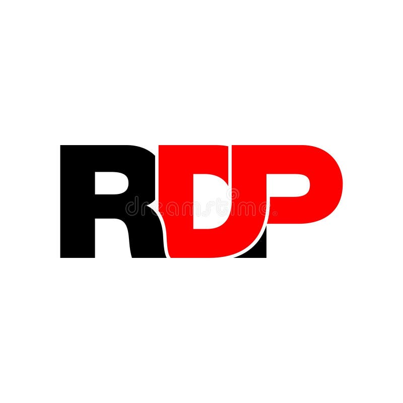 Rdp Monogram Logo Design Stock Illustrations – 17 Rdp Monogram Logo ...