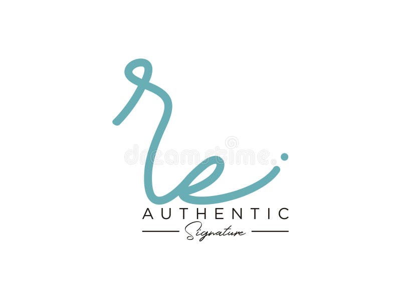 Re Signature Stock Illustrations – 287 Re Signature Stock Illustrations ...