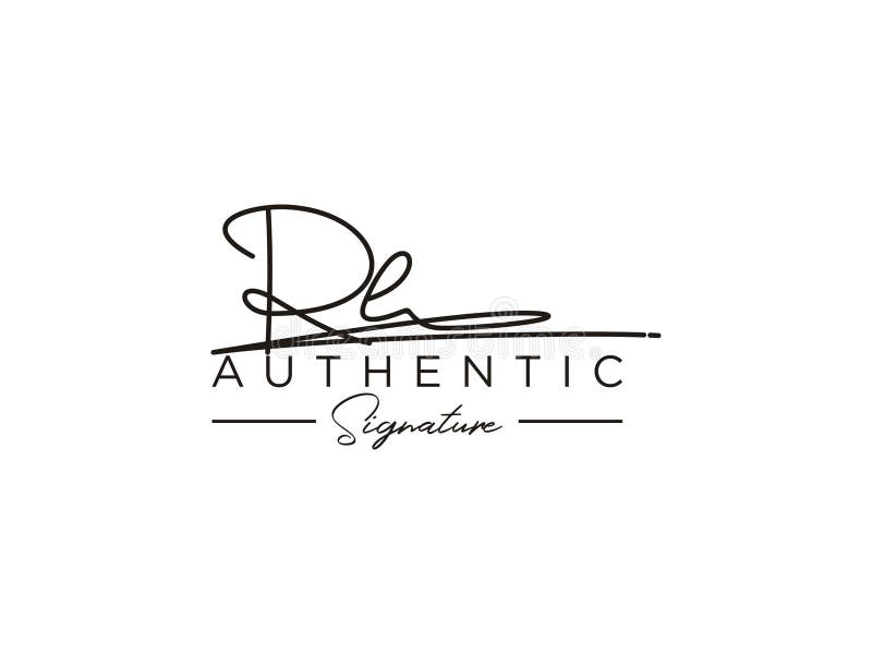 Letter RE Signature Logo Template Vector Stock Vector - Illustration of ...