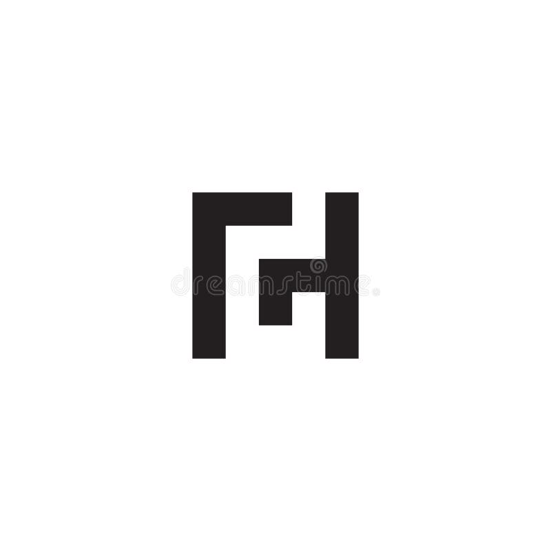 Letter Rg Abstract Square Negative Space Logo Vector Stock Vector ...