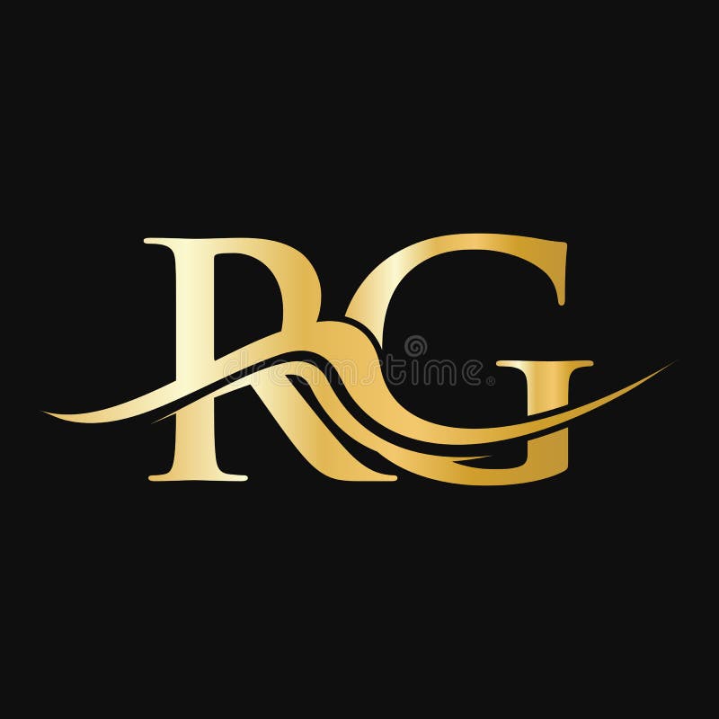 Letter RG Logo Design. Initial RG Logotype Template for Business and ...