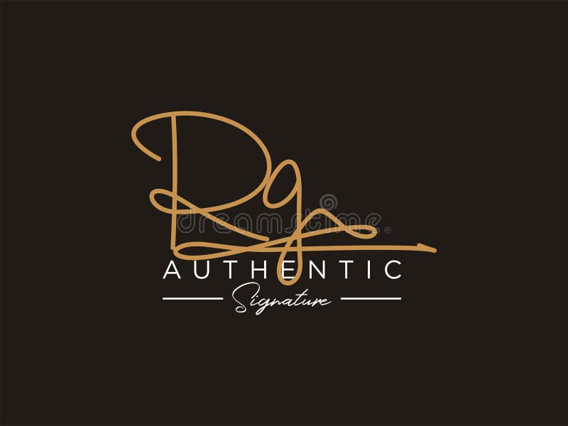 Rg Signature Stock Illustrations – 248 Rg Signature Stock Illustrations ...