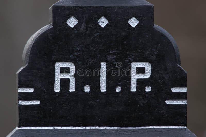 Creepy Halloween Rest in Peace Graves Stock Photo - Image of grave ...