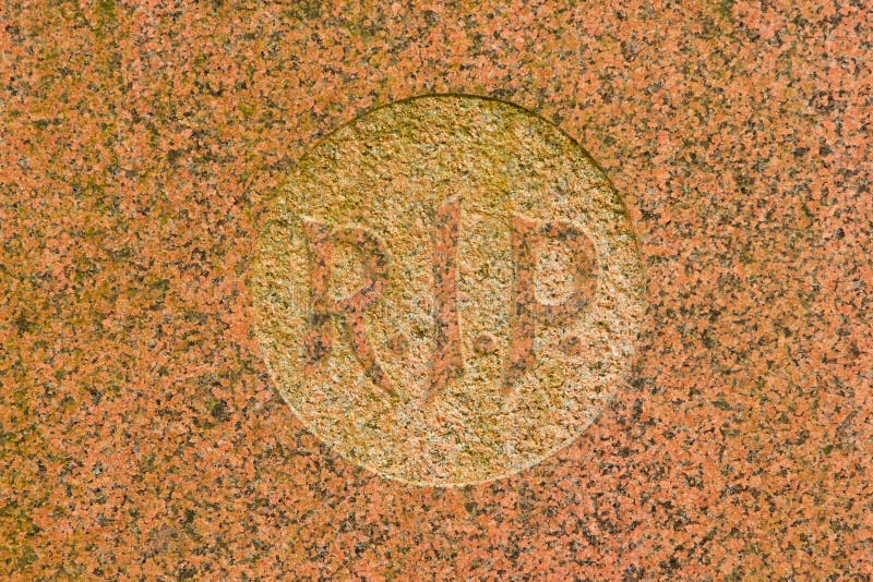 The letter RIP on a grave stock photo. Image of despair - 23741872