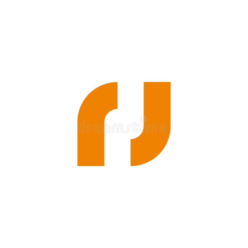 Letter Rj Square Rotate Simple Line Logo Vector Stock Vector ...