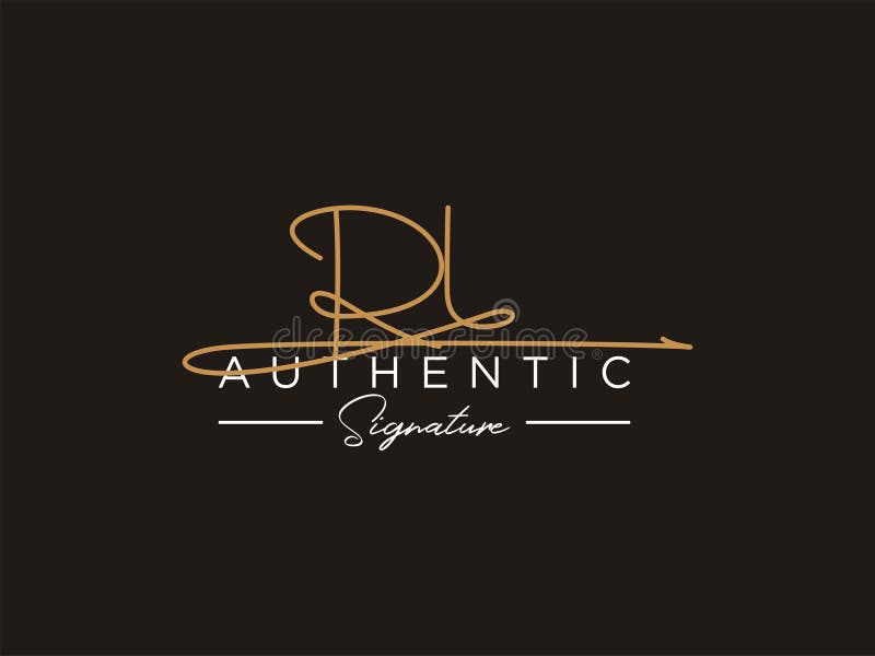 Rl Signature Stock Illustrations – 217 Rl Signature Stock Illustrations ...