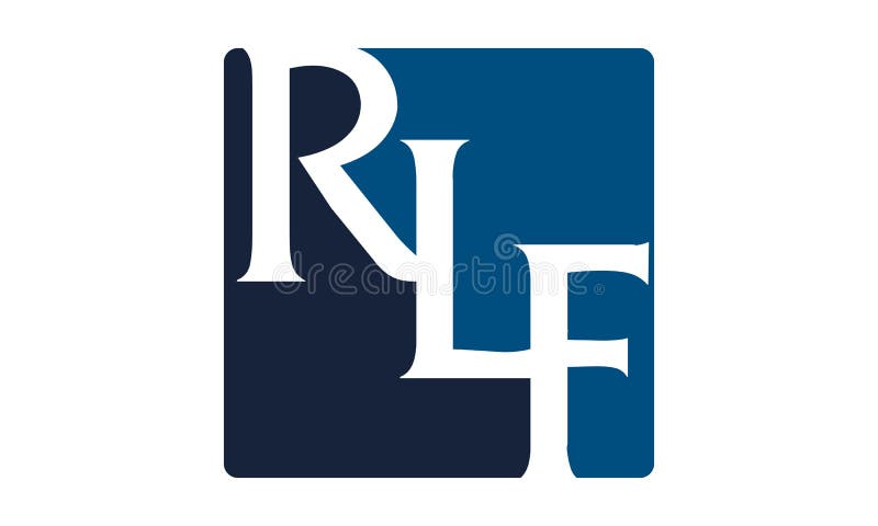 Letter RLF Modern stock vector. Illustration of industrial - 104761215