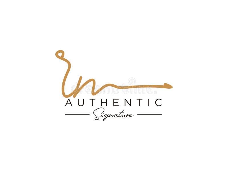 Letter RM Signature Logo Template Vector Stock Vector - Illustration of ...