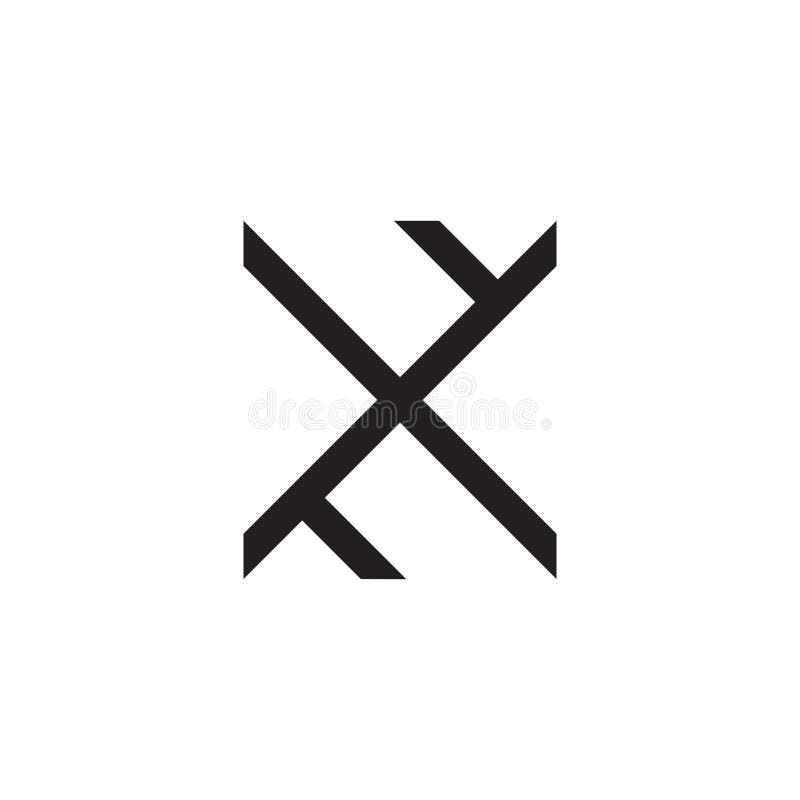 Letter X Road Map Geometric Logo Vector Stock Vector - Illustration of ...