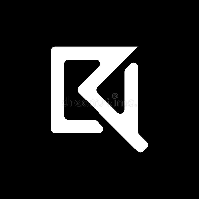 Letter RQ or QR Logo Design Stock Vector - Illustration of element ...