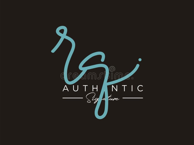 Letter RQ Signature Logo Template Vector Stock Vector - Illustration of ...