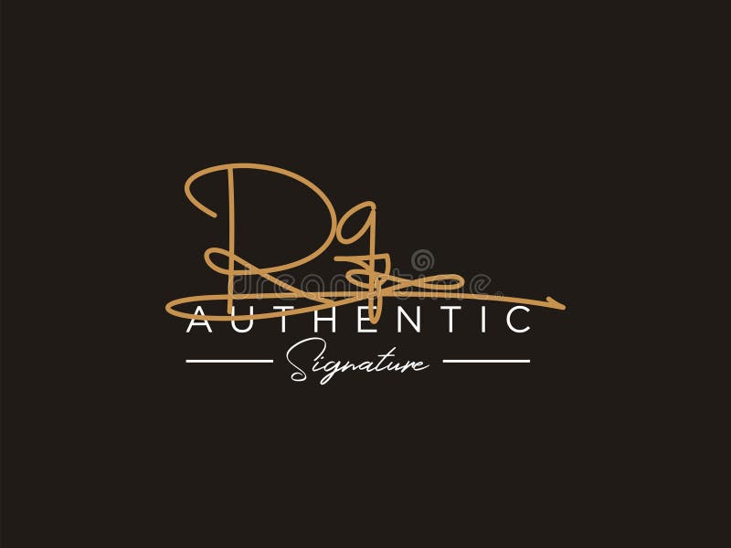 Letter RQ Signature Logo Template Vector Stock Vector - Illustration of ...