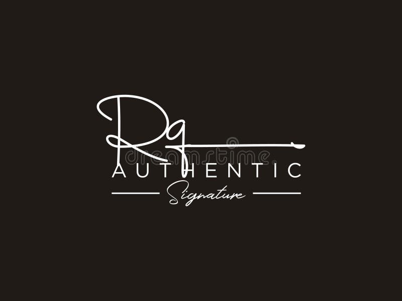Letter RQ Signature Logo Template Vector Stock Vector - Illustration of ...