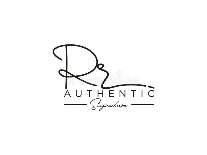 Rr Signature Logo Stock Illustrations – 238 Rr Signature Logo Stock ...