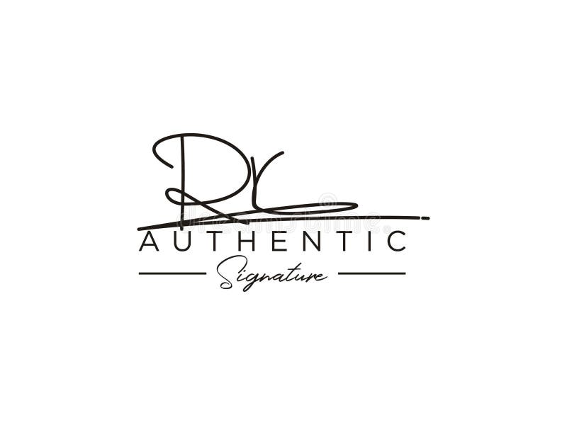 Letter RR Signature Logo Template Vector Stock Vector - Illustration of ...