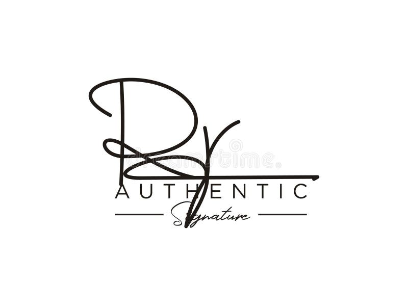 Letter RR Signature Logo Template Vector Stock Vector - Illustration of ...