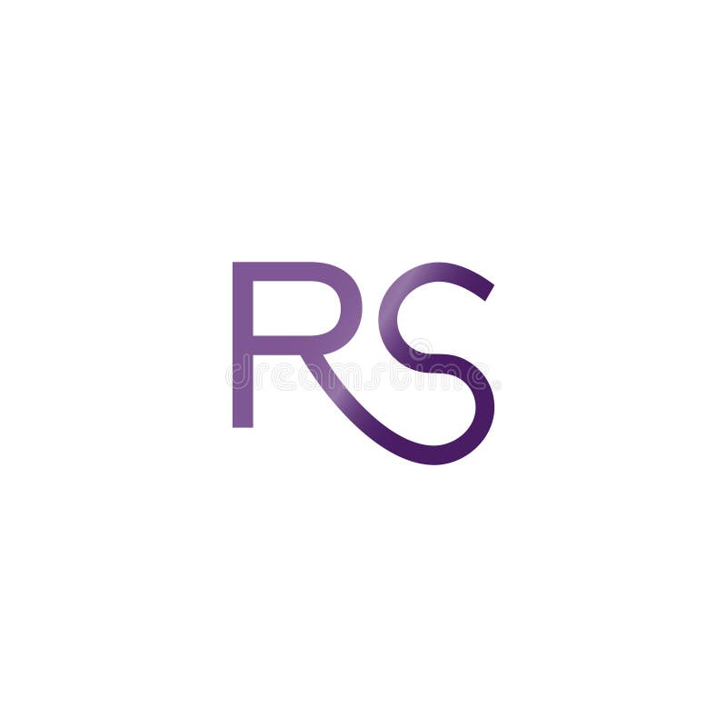 Initial Rs Letter Linked Logo Stock Illustrations – 86 Initial Rs ...
