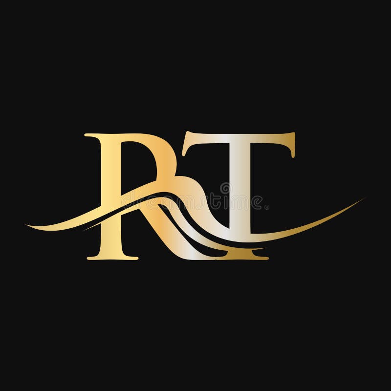 Letter RT Logo Design. Initial RT Logotype Template for Business and ...