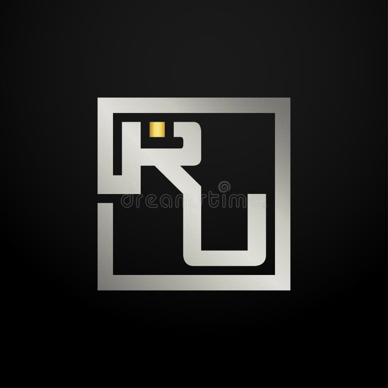 Letter RU Modern Logo Icon Monogram Design. Outstanding Professional ...