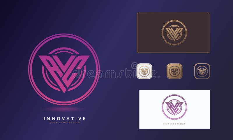 Letter RVC Vector Logo Design, Symbol Vector Illustration Design ...