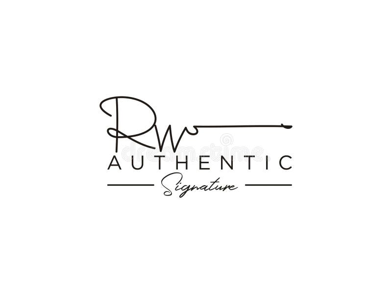Rw Signature Stock Illustrations – 234 Rw Signature Stock Illustrations ...