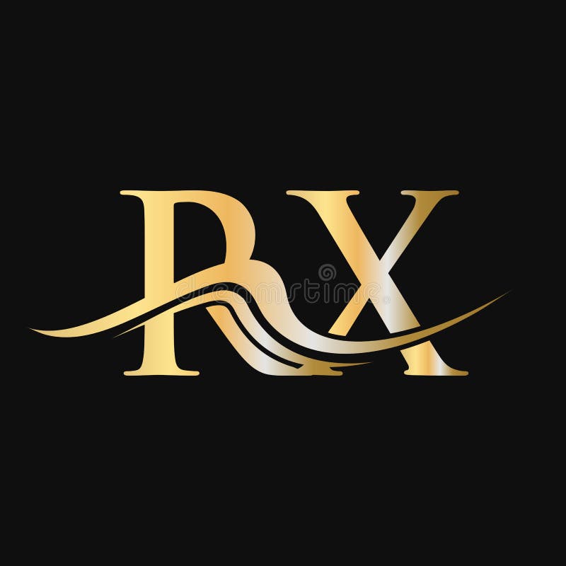 Letter RX Logo Design. Initial RX Logotype Template for Business and ...