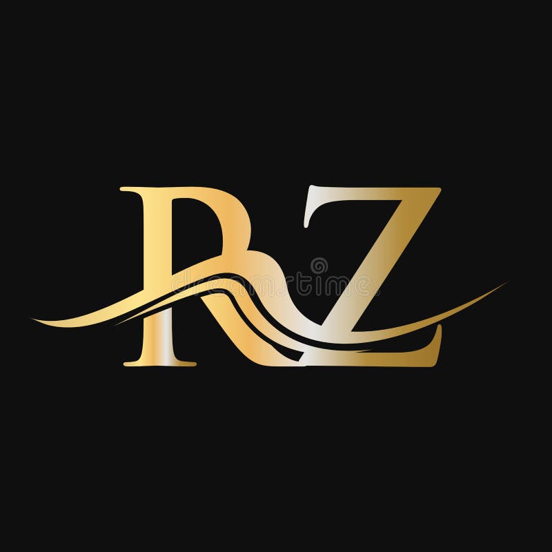 Letter RZ Logo Design. Initial RZ Logotype Template for Business and ...