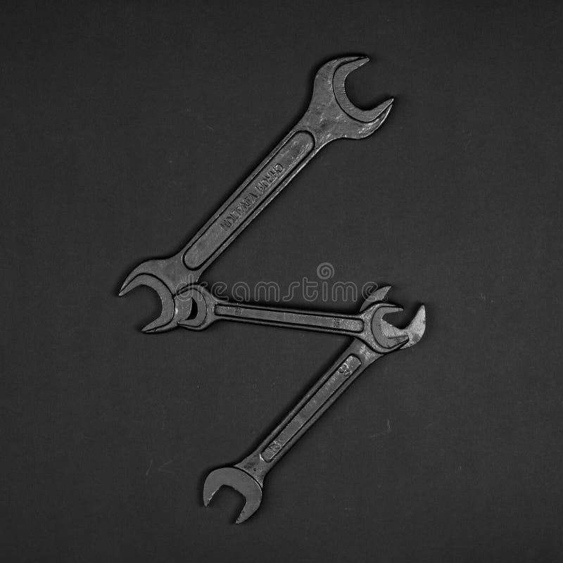 Letter S. Alphabet Made of Repair Tools Stock Image - Image of iron ...