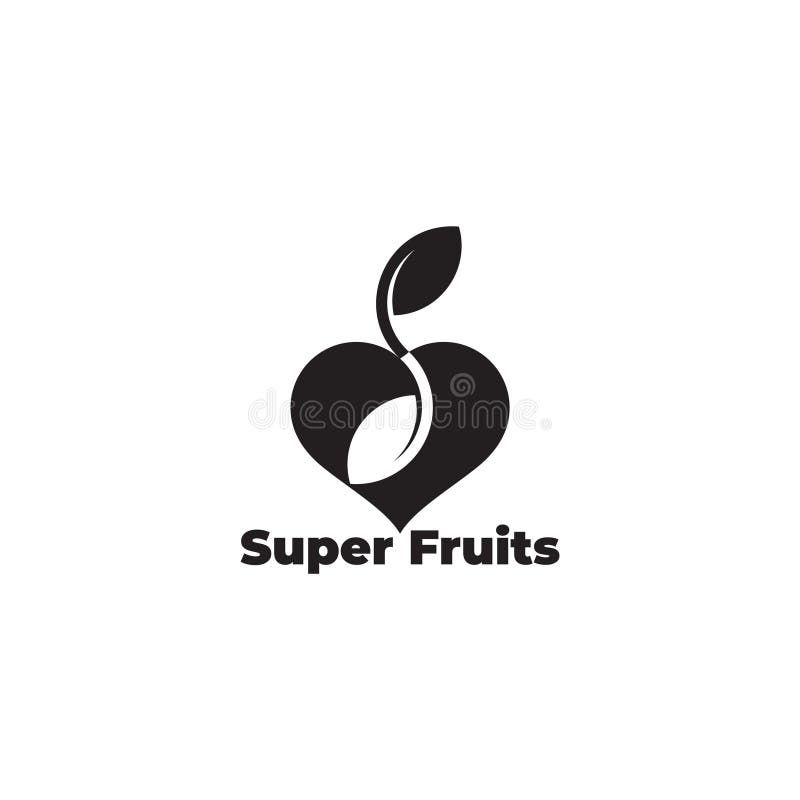 Letter S Apple Shape Super Fruit Symbol Logo Vector Stock Vector ...