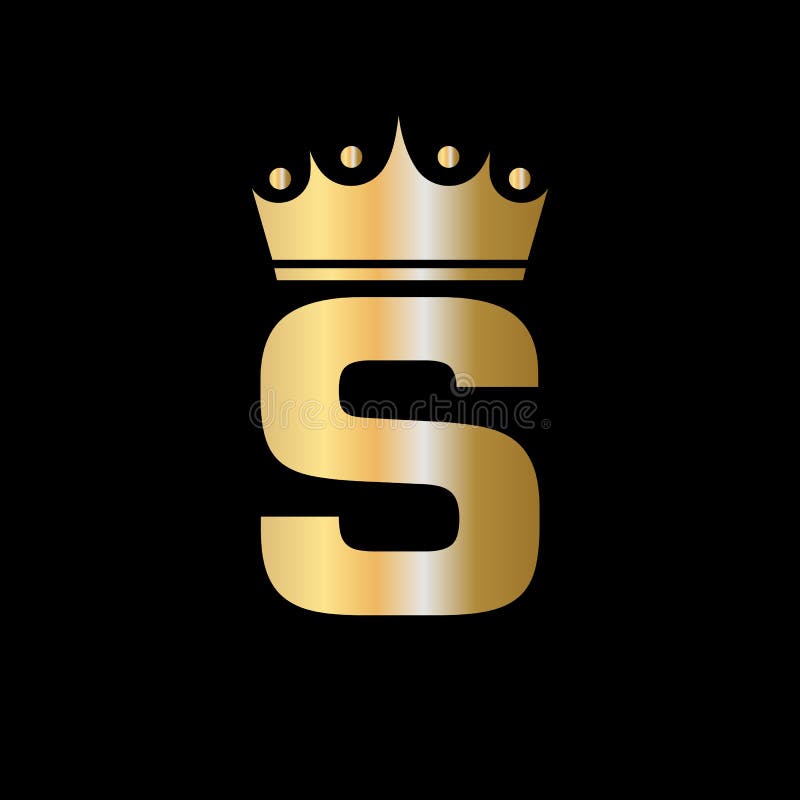 Letter S Charity Crown Logo Design with Unit Symbol Vector Template ...