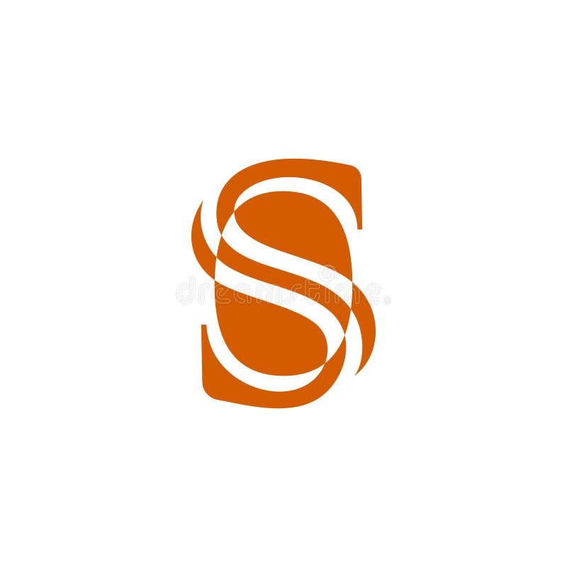 Letter S Coffee Bean Geometric Design Symbol Logo Vector Stock Vector ...