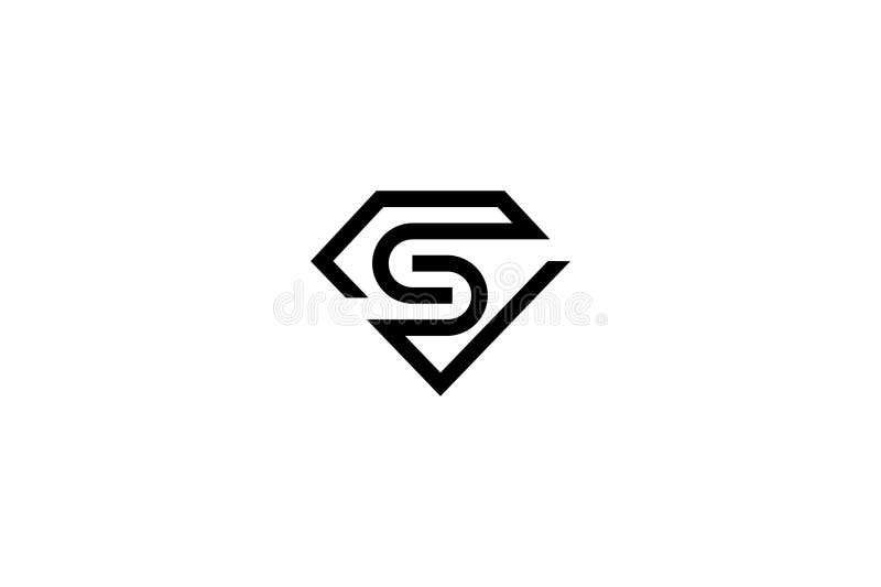 S Diamond Logo Design Stock Illustrations – 1,054 S Diamond Logo Design ...