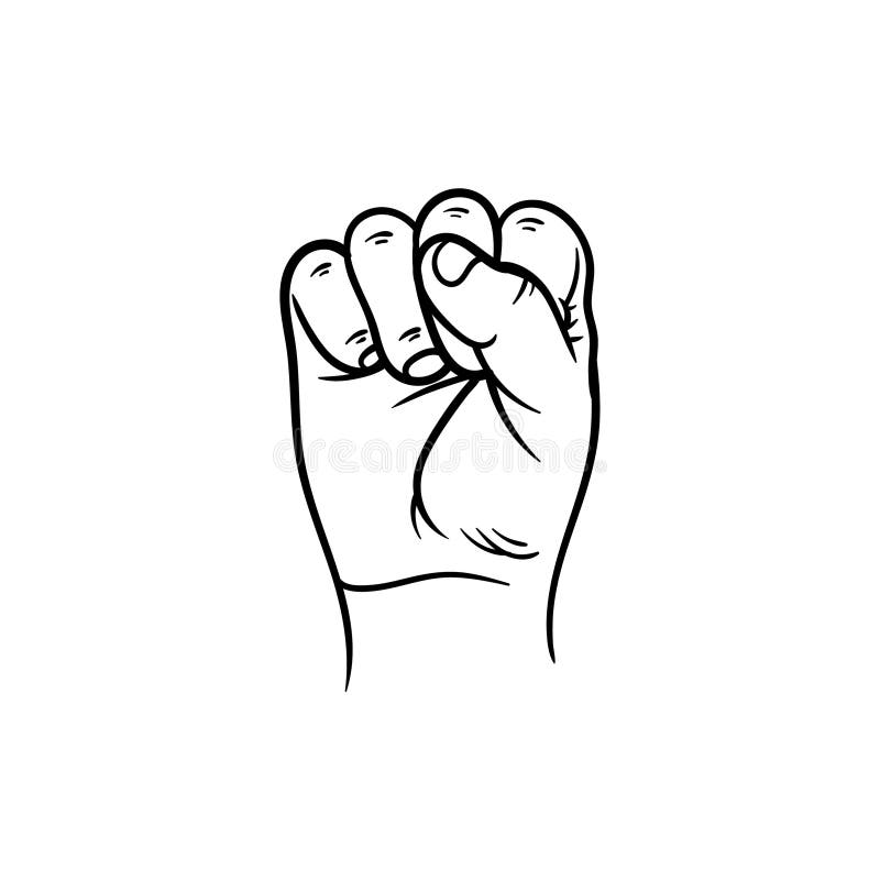 Letter S Gesture Hand Illustration Creative Design Stock Vector ...