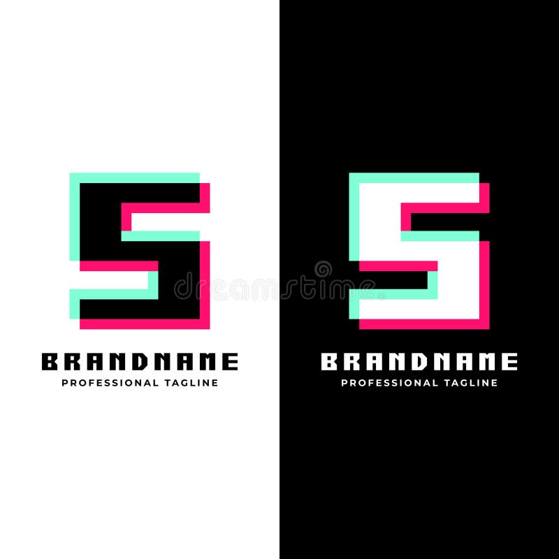 Letter S Glitch Logo, Great for Futuristic and Innovative Projects ...