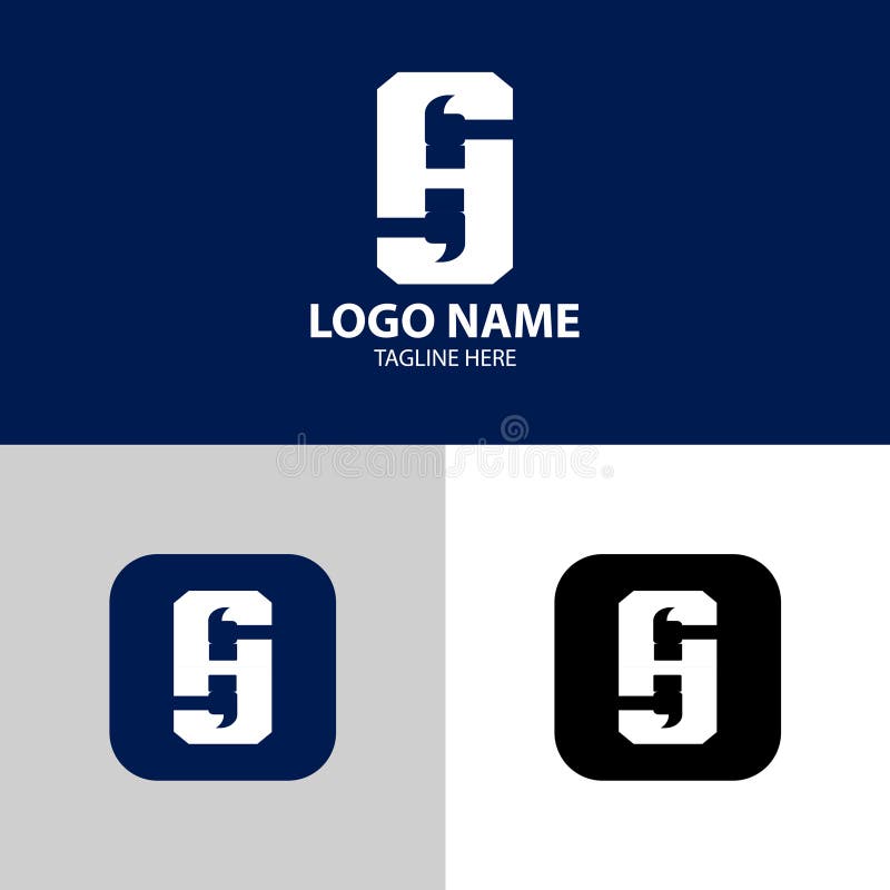 Letter S Hammer Logo Design Vector Stock Vector - Illustration of ...