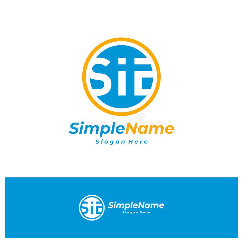 Letter S I E Logo Design Template. Initial SIE Logo Concept Vector ...
