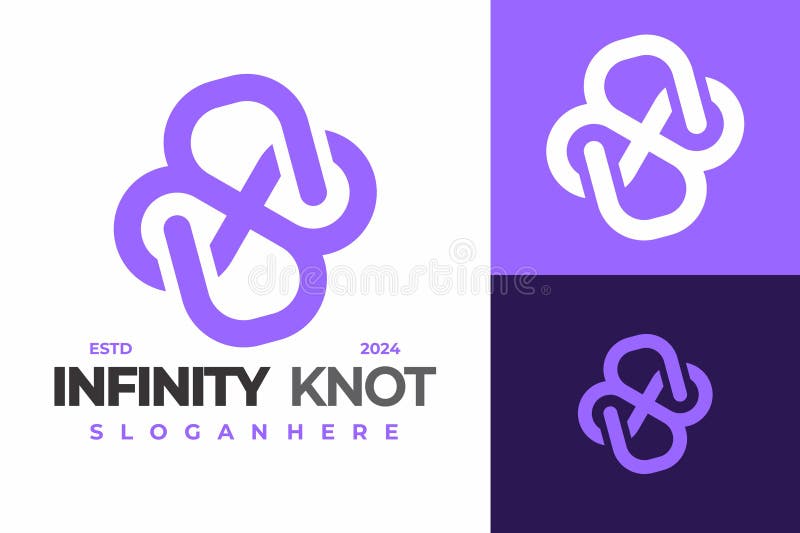 Letter S Infinity Knot Logo Design Vector Symbol Icon Illustration ...