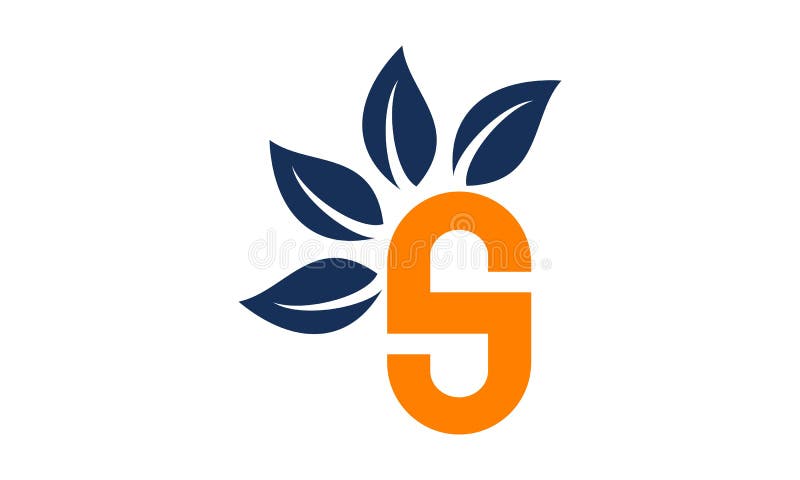 Letter E Leaf stock vector. Illustration of health, modern - 104123753