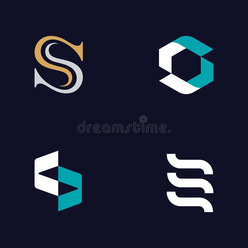 Letter S Logo Design. S Logo Design for Brand Stock Vector ...
