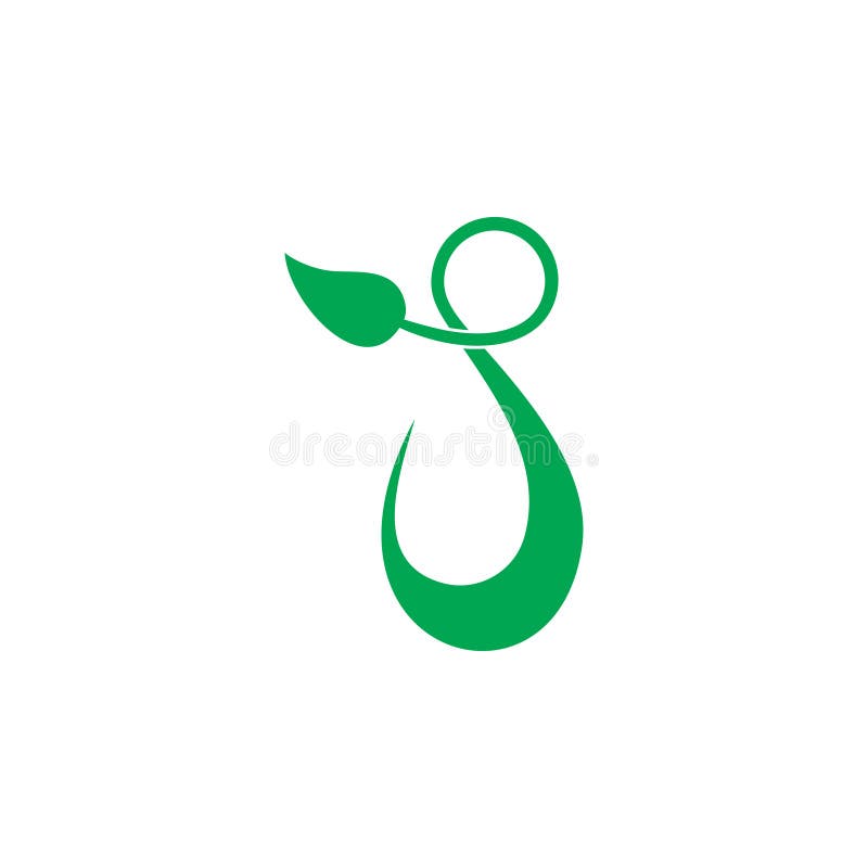 Letter S Loop Leaf Design Logo Vector Stock Vector - Illustration of ...