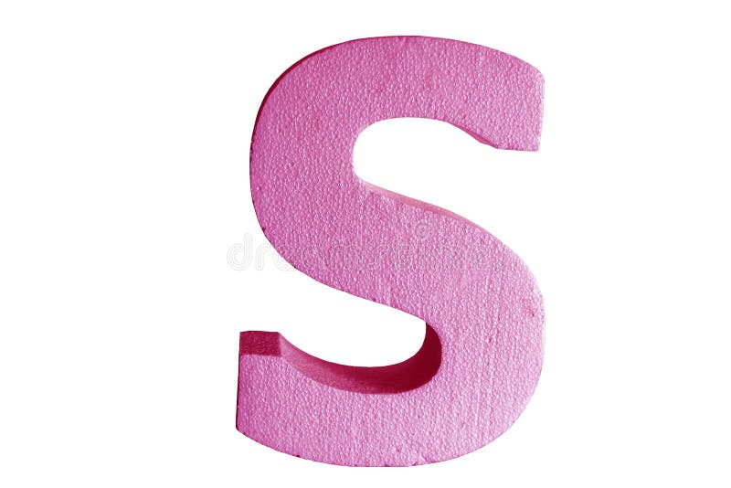 The Letter S In Pink