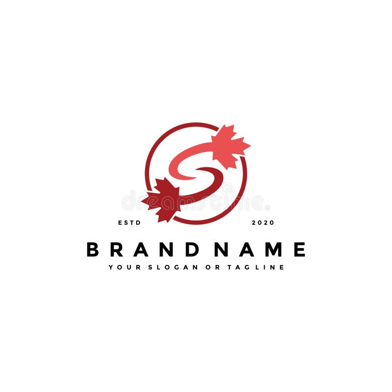 Letter K Maple Logo Design Vector Stock Vector - Illustration of ...