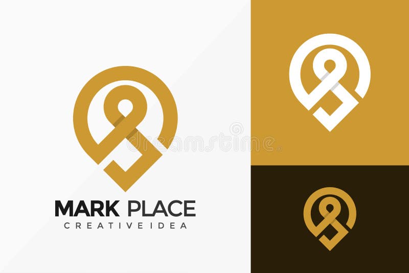 Letter S Mark Place Location Logo Vector Design. Abstract Emblem ...